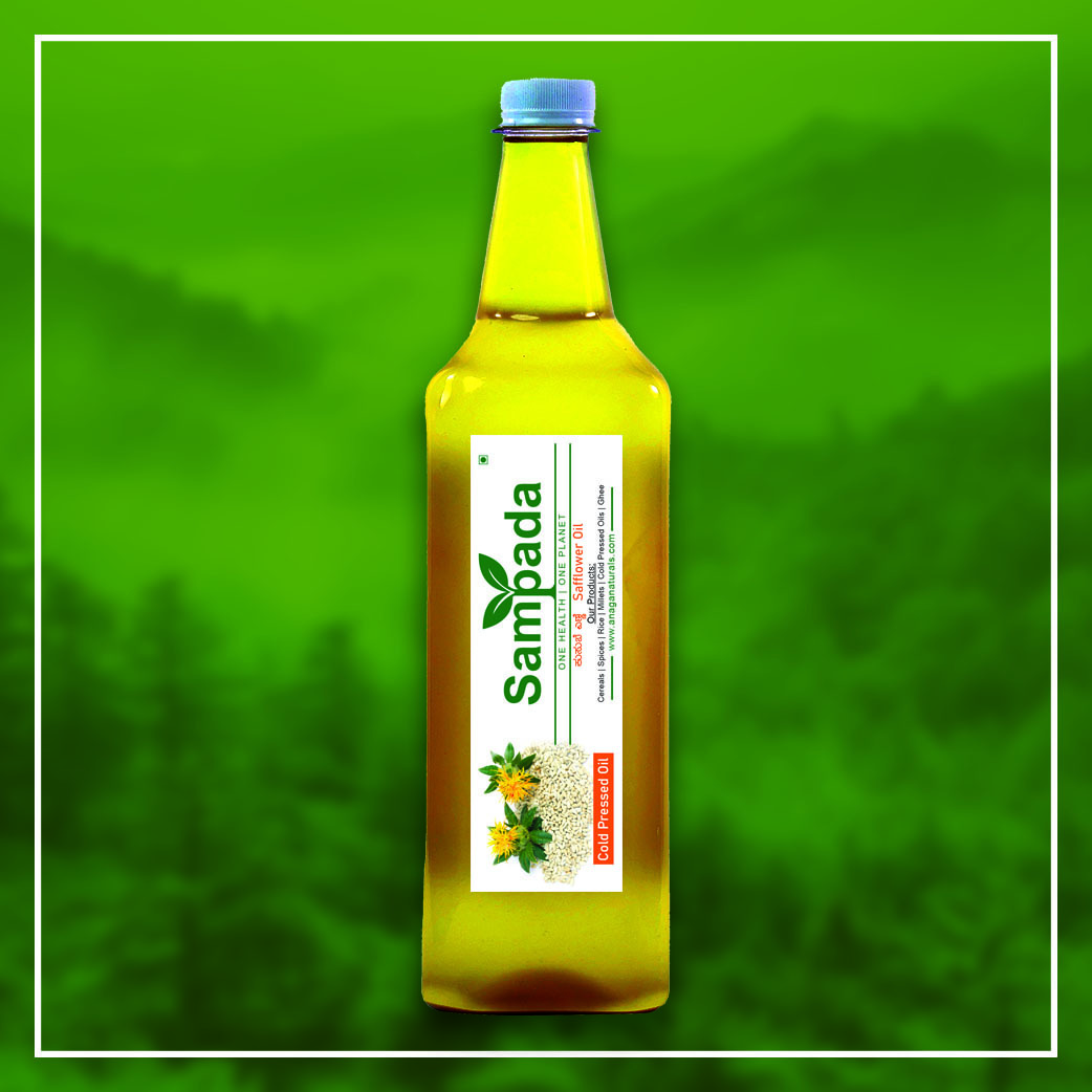 Pure Cold-Pressed Safflower Oil – 100% Natural & Chemical-Free | Anaga ...